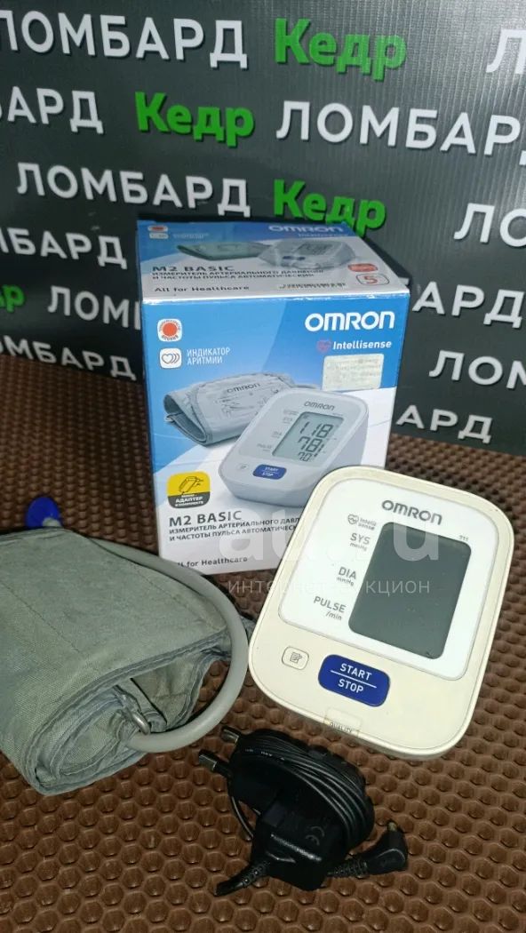 Тонометр Omron M2 Basic — купить в Красноярске Состояние Б у