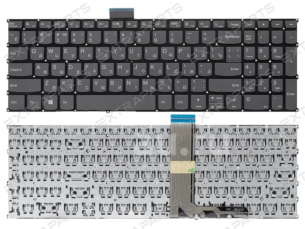 Клавиатура Lenovo IdeaPad 5 15ABA7 серая — купить в Красноярске ...