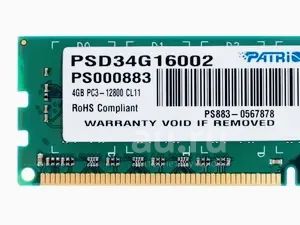 Оперативная память Patriot Signature [PSD34G16002] две планки по 4 гига ...