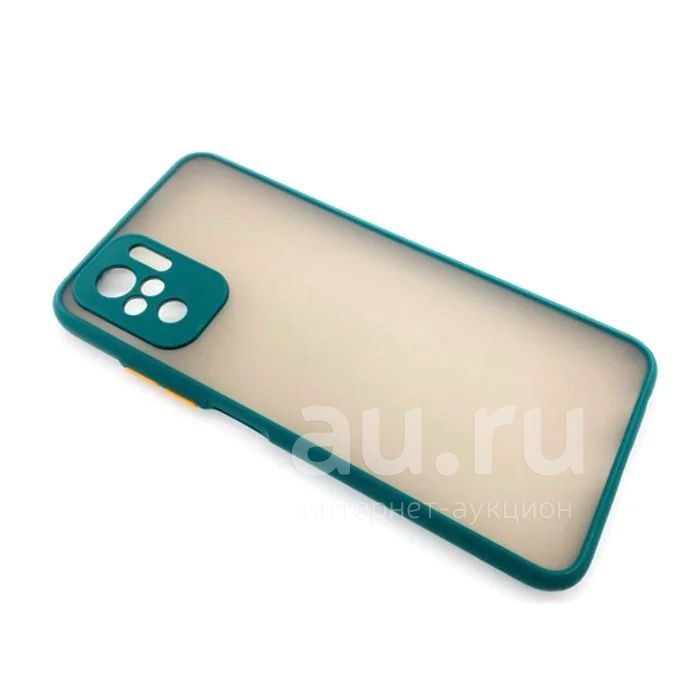 Чехол Xiaomi Redmi Note 10/Note 10S (2021) Противоударный Матовый Темно ...