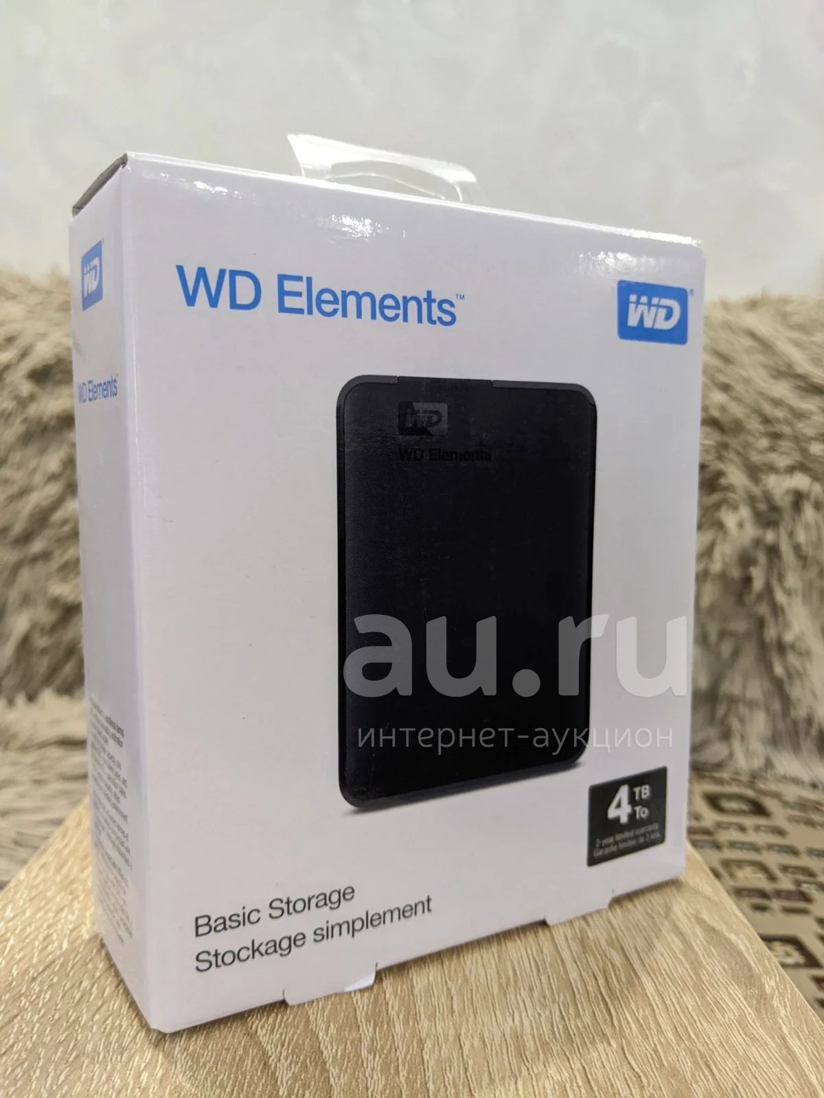 Переносной жесткий диск HDD 2.5" USB 3.0 WD Elements Portable 4 TB (на ...