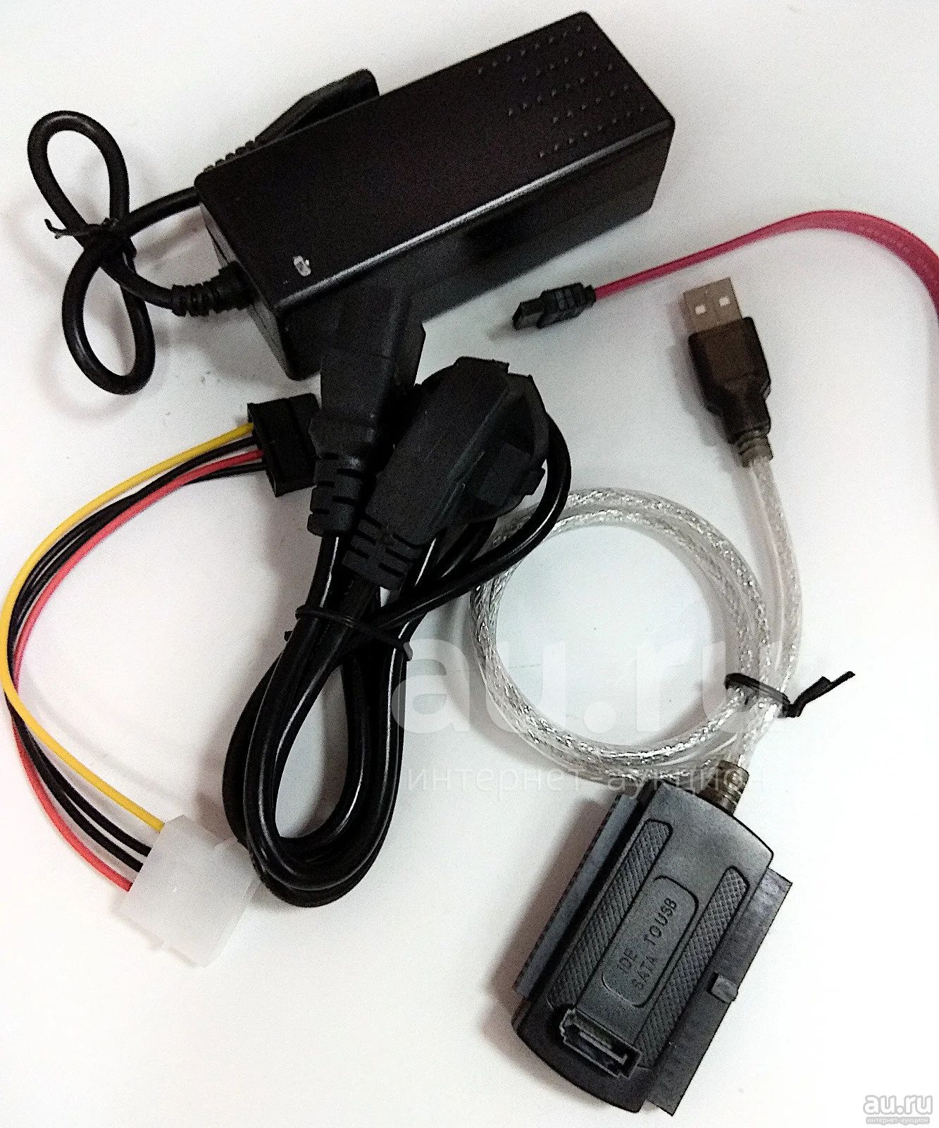 Полный комплект SATA/IDE → USB Переходник для внешнего подключения ...