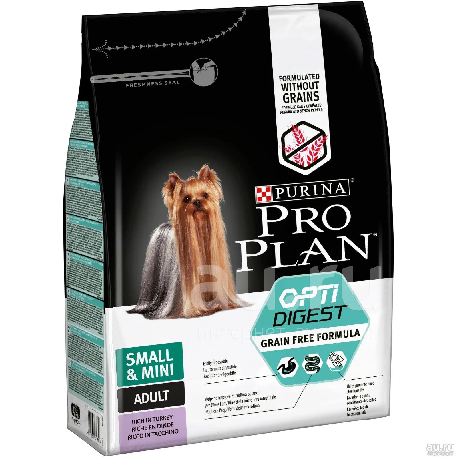 Сухой корм PRO PLAN Grain Free Formula (беззерновой) для собак мелких и ...
