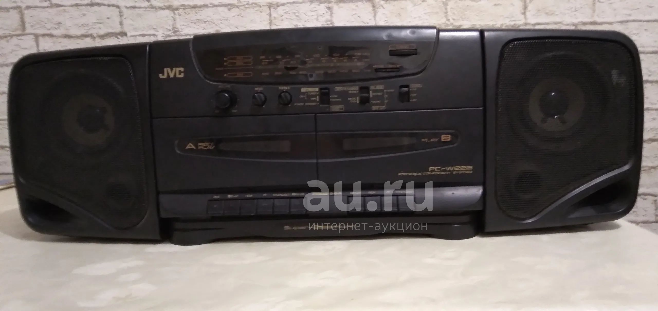 Магнитола JVC-pc-w222 — купить в Красноярске. Состояние: Б/у ...