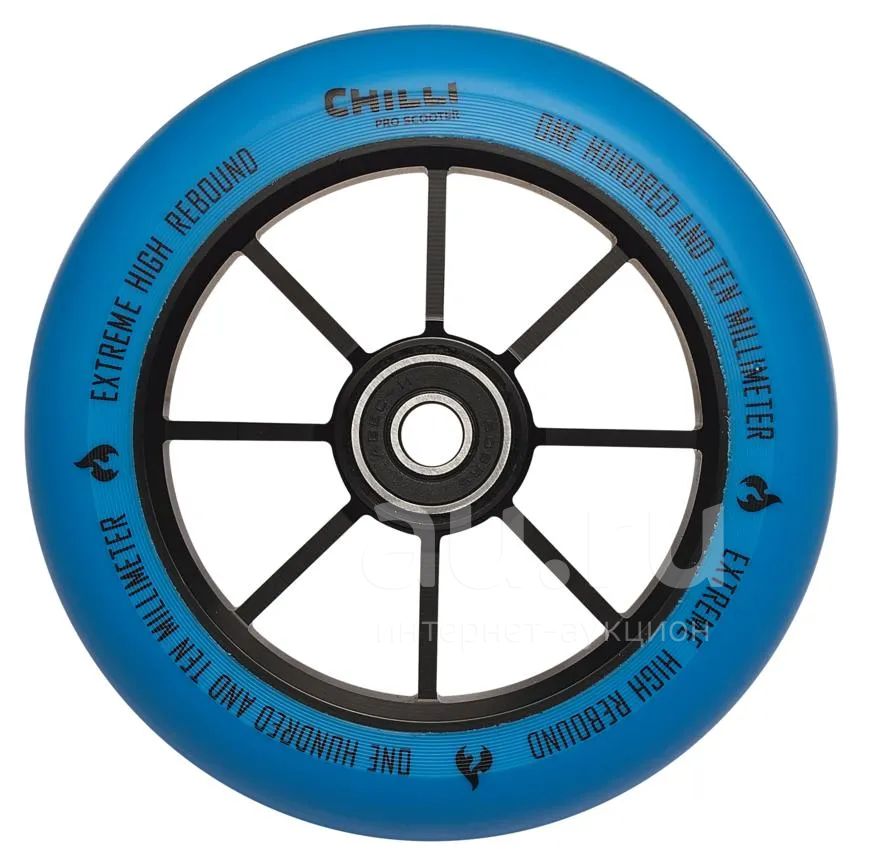Колесо для трюкового самоката Chilli 110 мм Wheel Base Blue — купить в ...