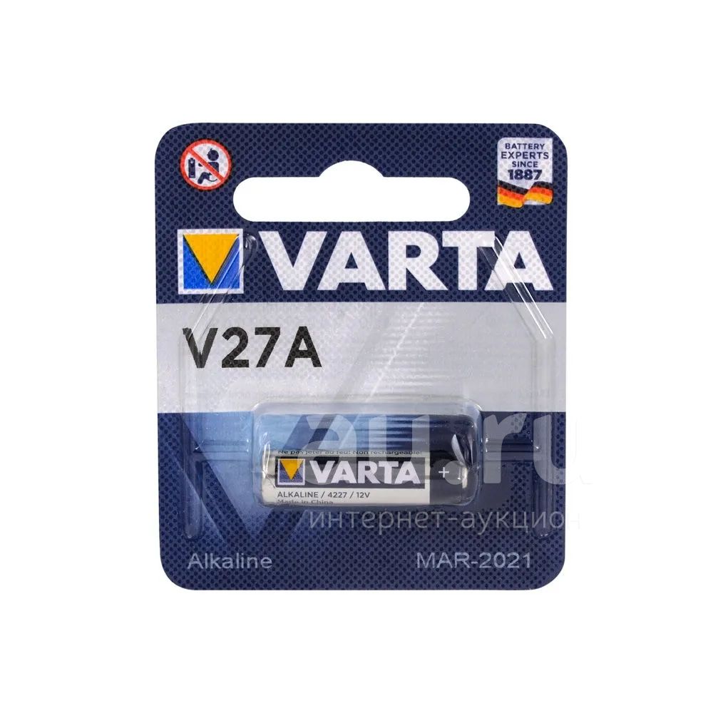 Батарейка 23A Varta 12V алкалиновая — купить в Красноярске. Состояние ...