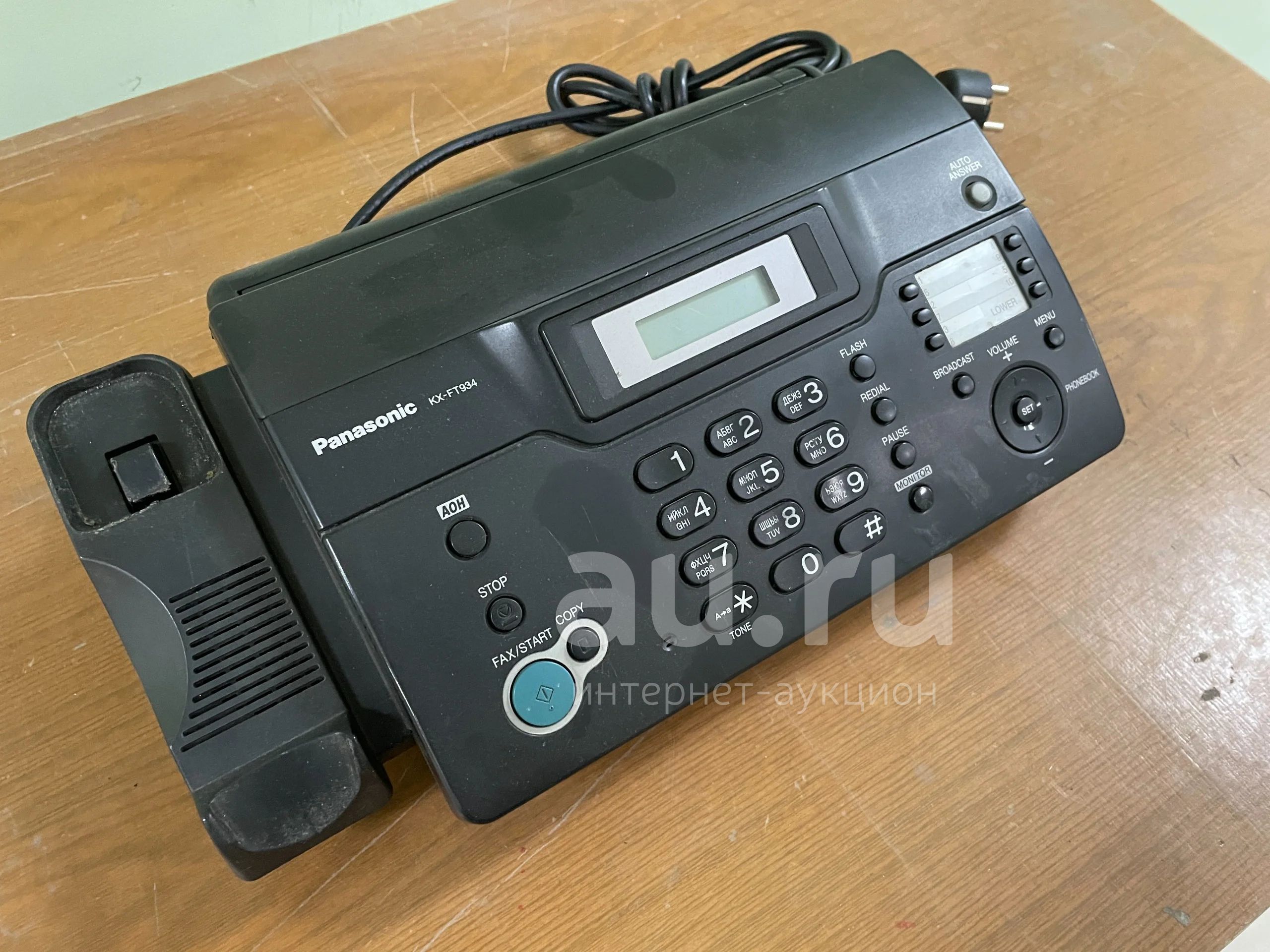 Факс Panasonic KX-FT934RU — купить в Красноярске. Состояние: Б/у. Факсы ...