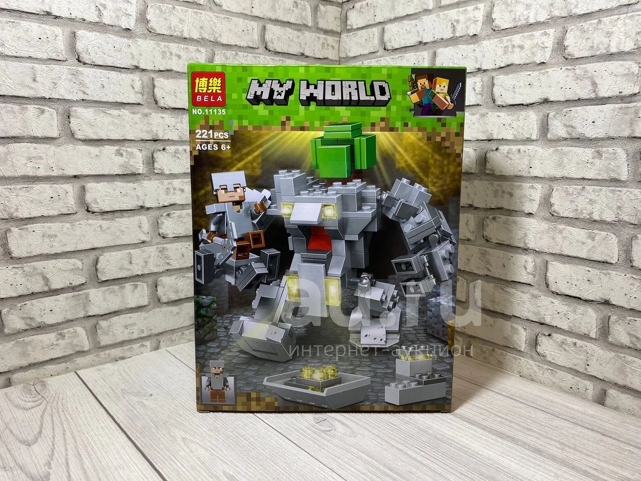 конструктор (аналог лего lego minicraft майнкрафт ) Робот Титан . 221 ...