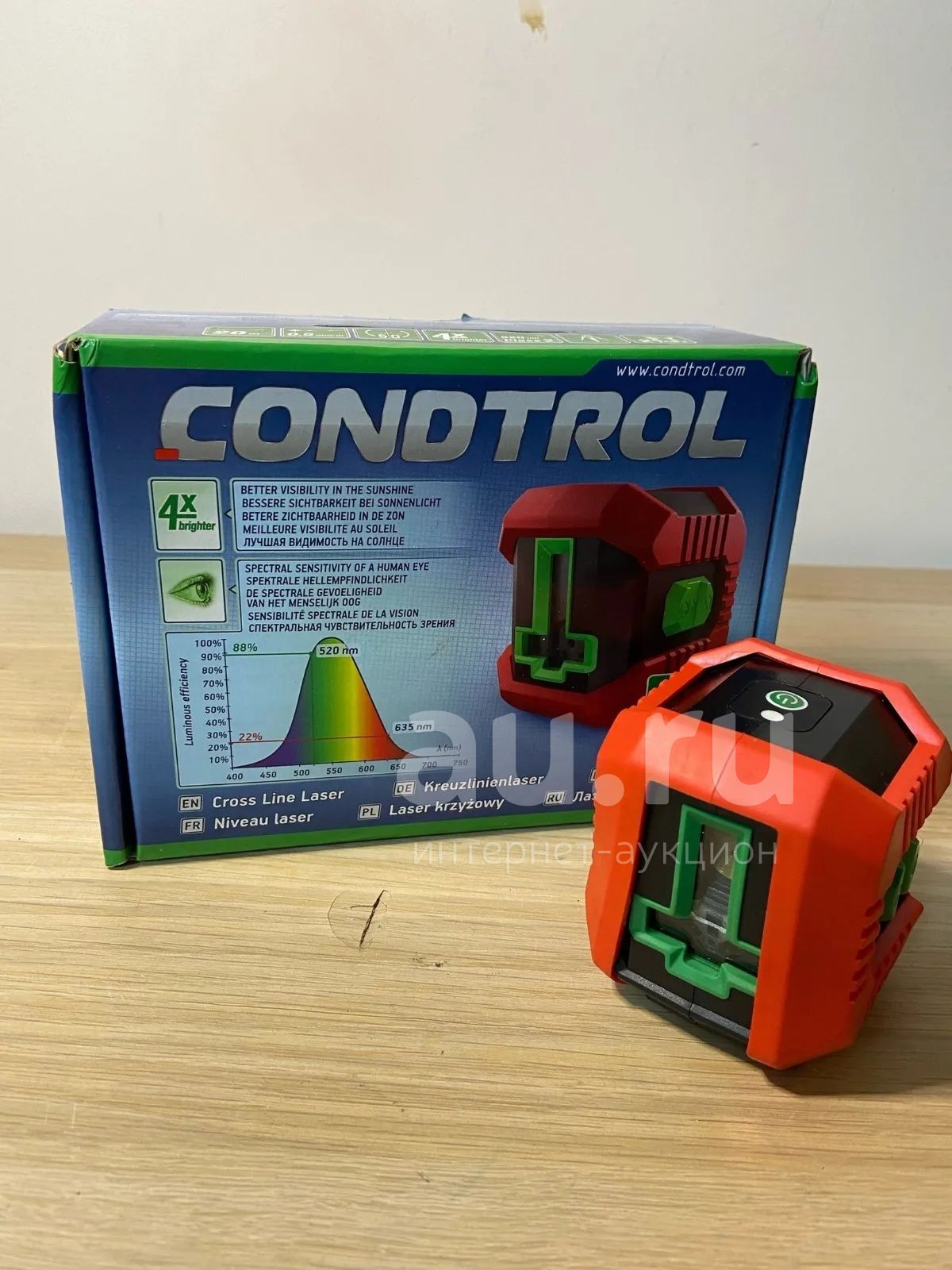 Лазерный уровень Condtrol QB Green — купить в Красноярске. Состояние: Б ...