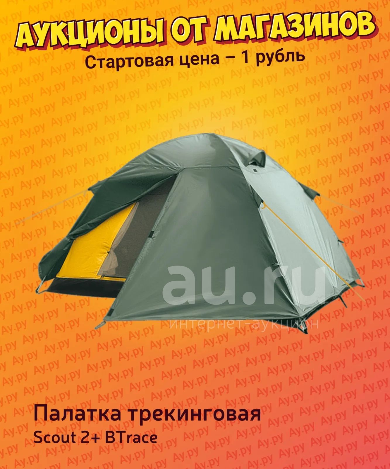 Палатка BTrace Scout 2+ — купить в Красноярске. Состояние: Новое ...