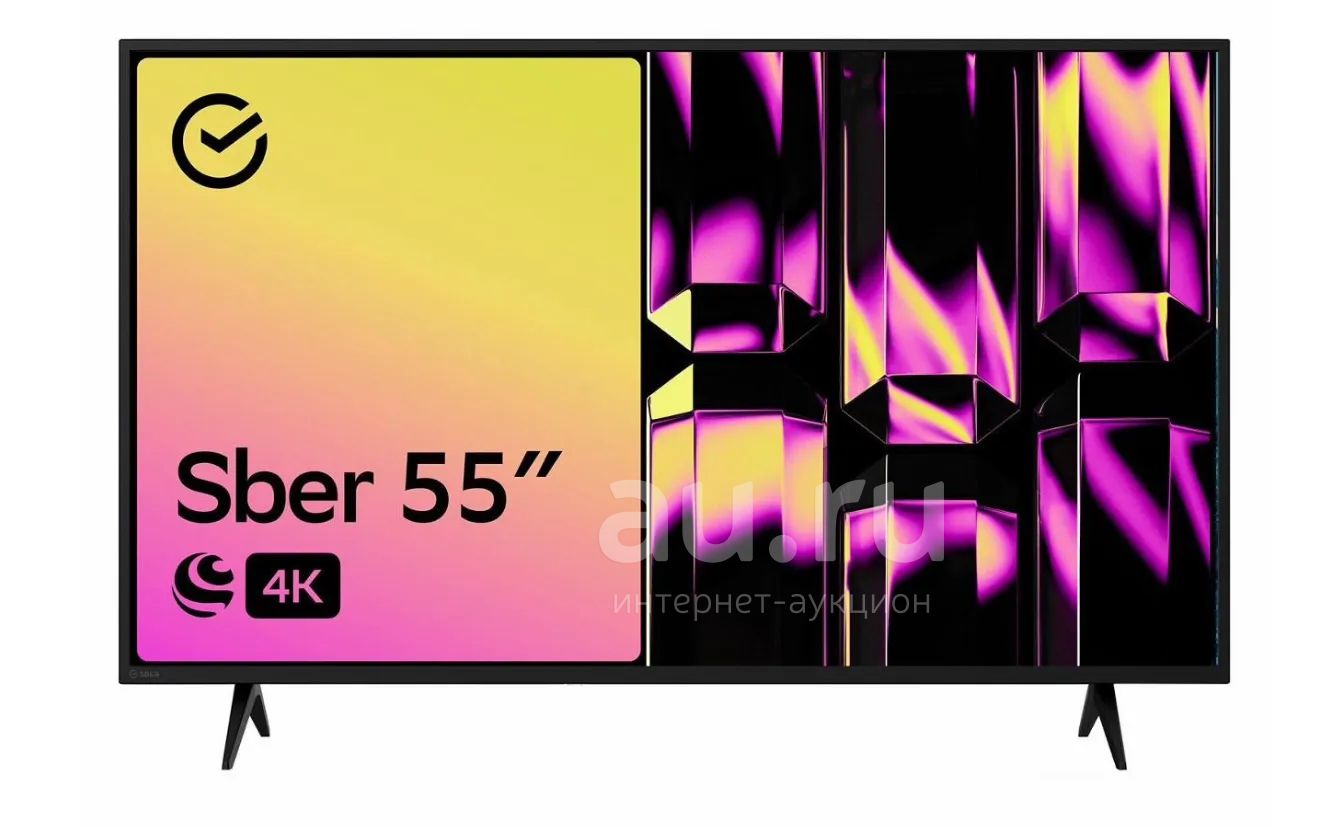 Телевизор Sber SDX-55U4127, 55"(140 см), UHD 4K, чек, гарантия — купить ...
