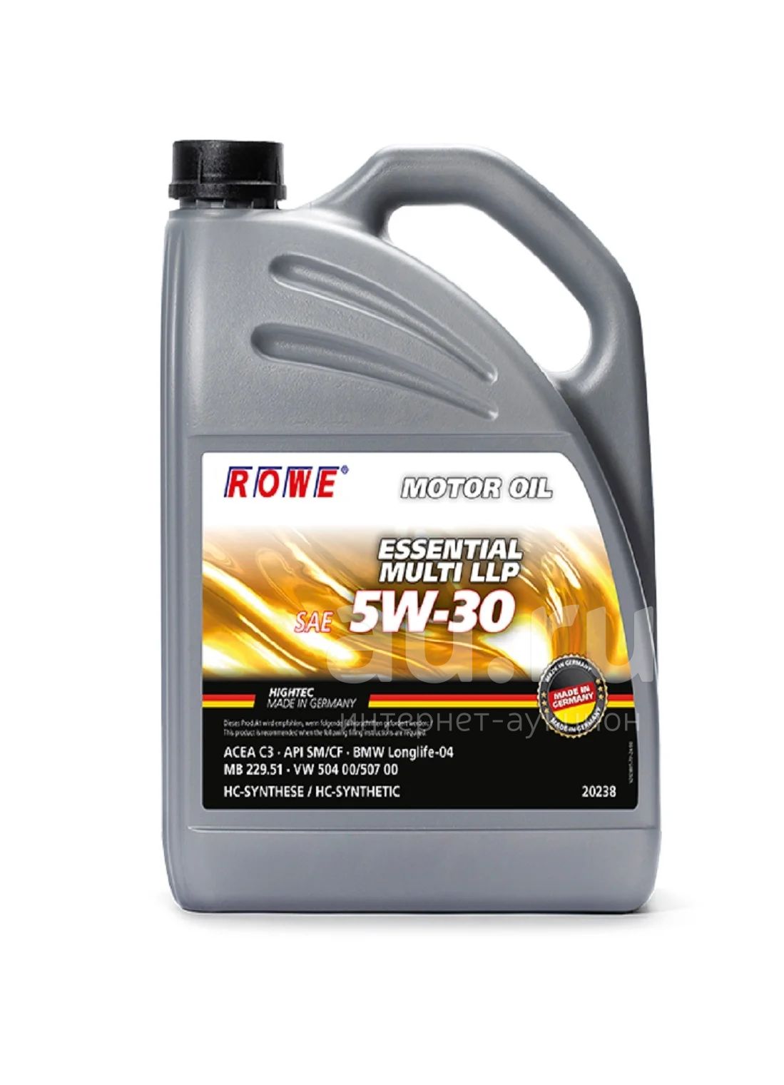 Rowe 5w40 — купить в Красноярске. Масла, жидкости на интернет-аукционе ...