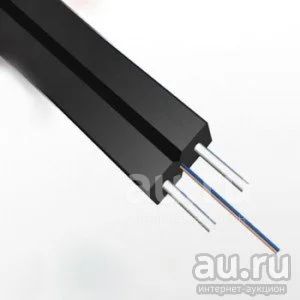 Кабель оптический FTTH 1 волокно, диэлектрический, сверх-гибкий 60м с ...