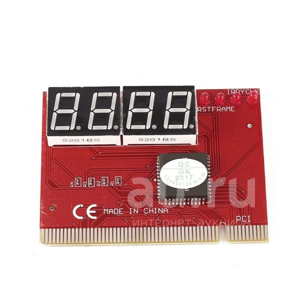 Диагностический тестер материнских (системных) плат с PCI разъёмом (PC ...
