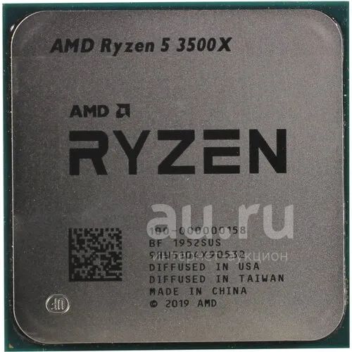 Процессор AMD Ryzen 5 3500X AM4 6 ядер 6 потоков до 4100 МГц 65 Вт ...