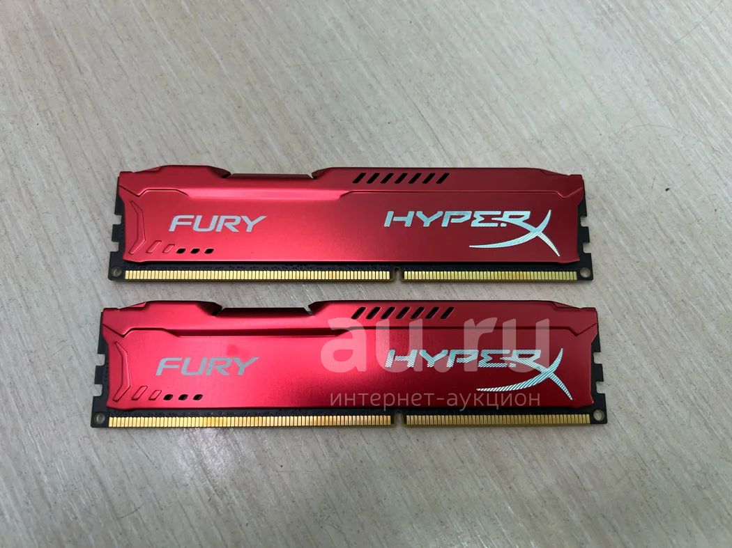 Оперативная память Hyperx Fury 8 ГБ 4 ГБ X 2 Ddr3 1866 МГц Cl10