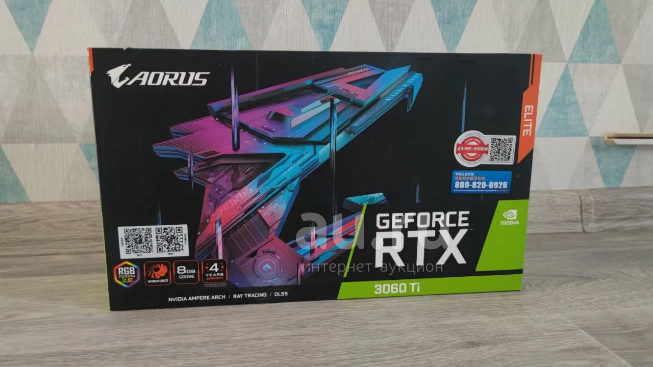 Видеокарта Nvidia AORUS GeForce RTX 3060 Ti ELITE — купить в ...