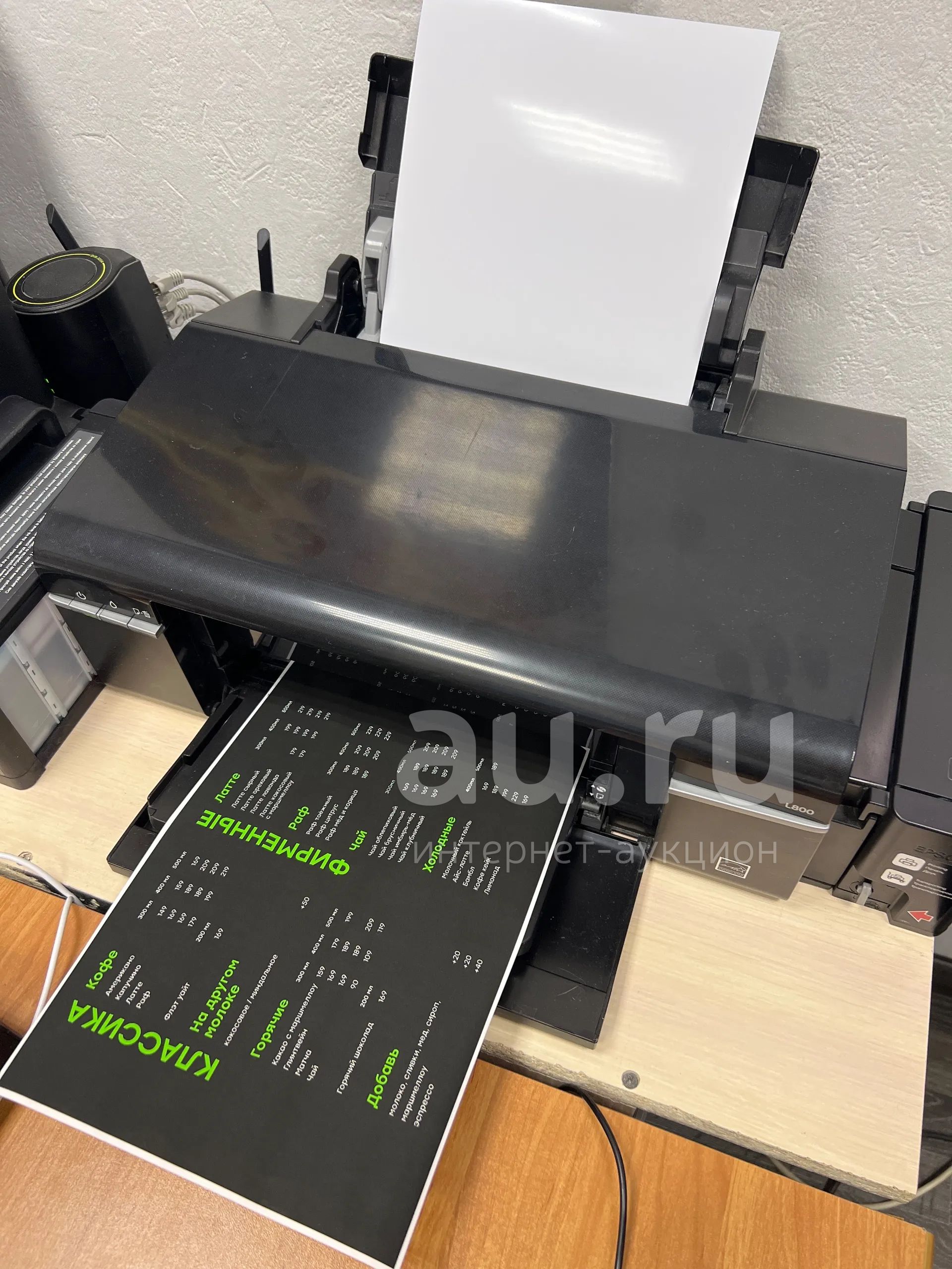 Принтер Epson l800 — купить в Красноярске. Состояние: Б/у. Струйные ...
