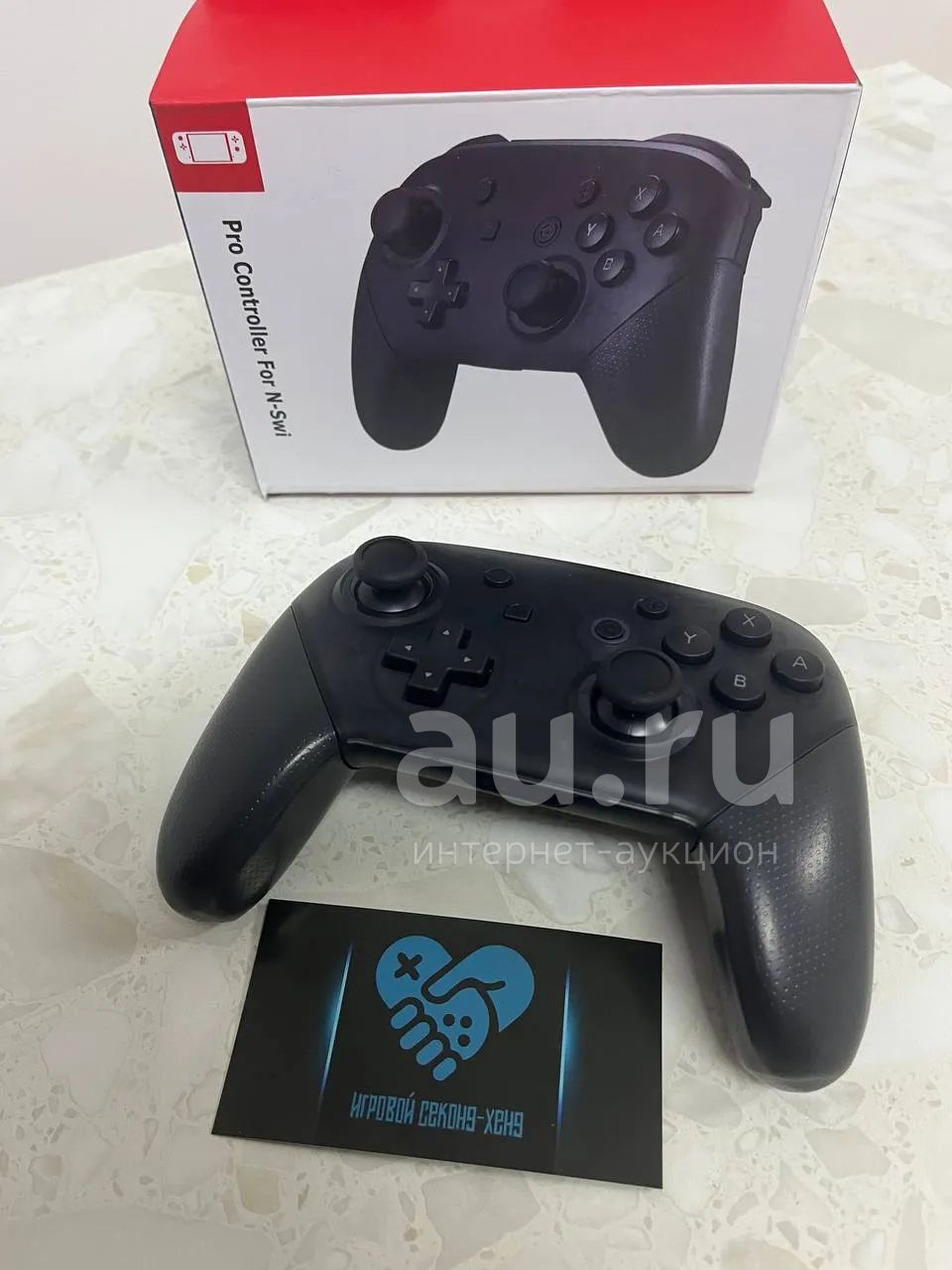 Черный Nintendo Switch Pro Controller. Качественный аналог. Геймпад для ...