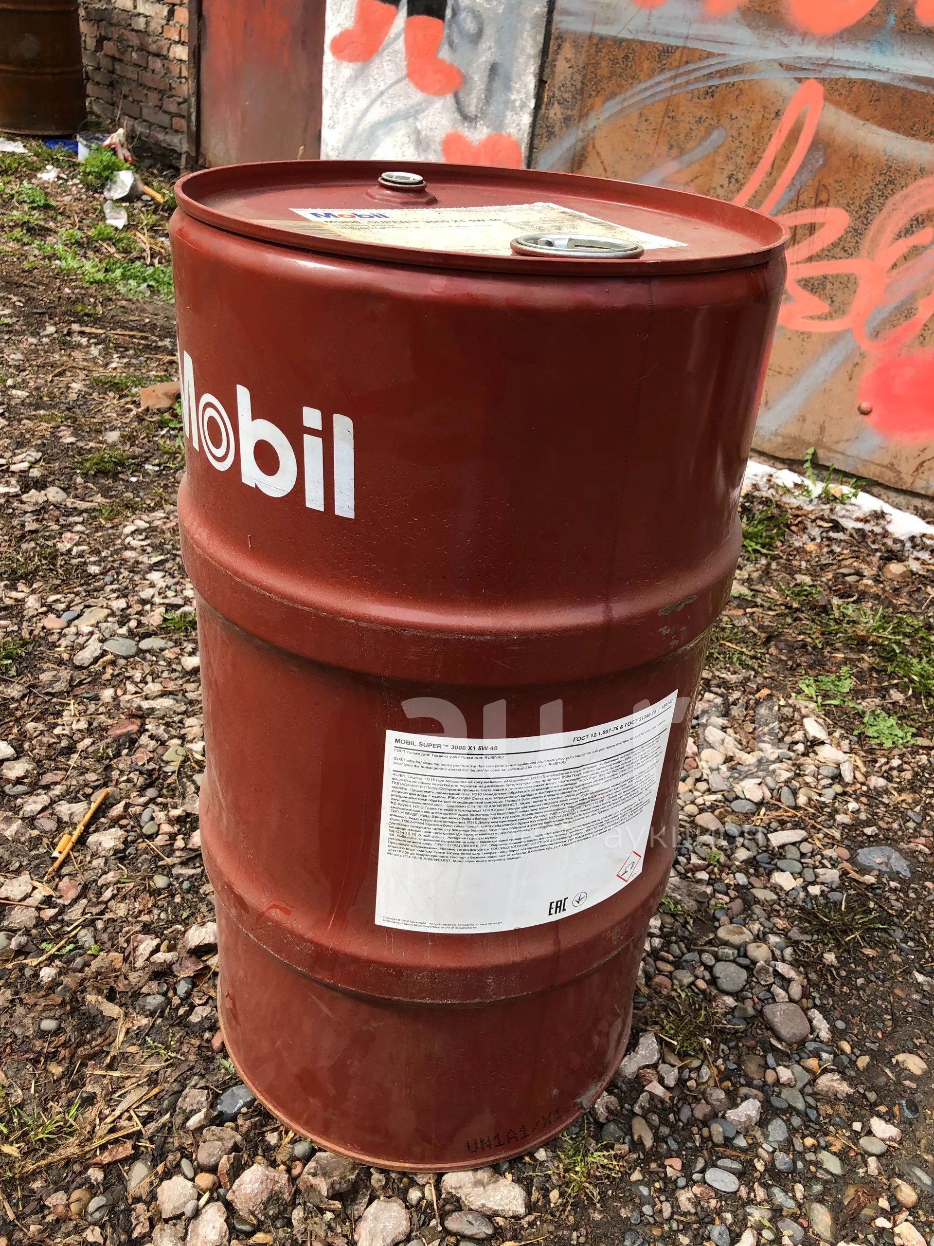 Бочка 60 литров Mobil — купить в Красноярске. Состояние: Б/у. Баки ...
