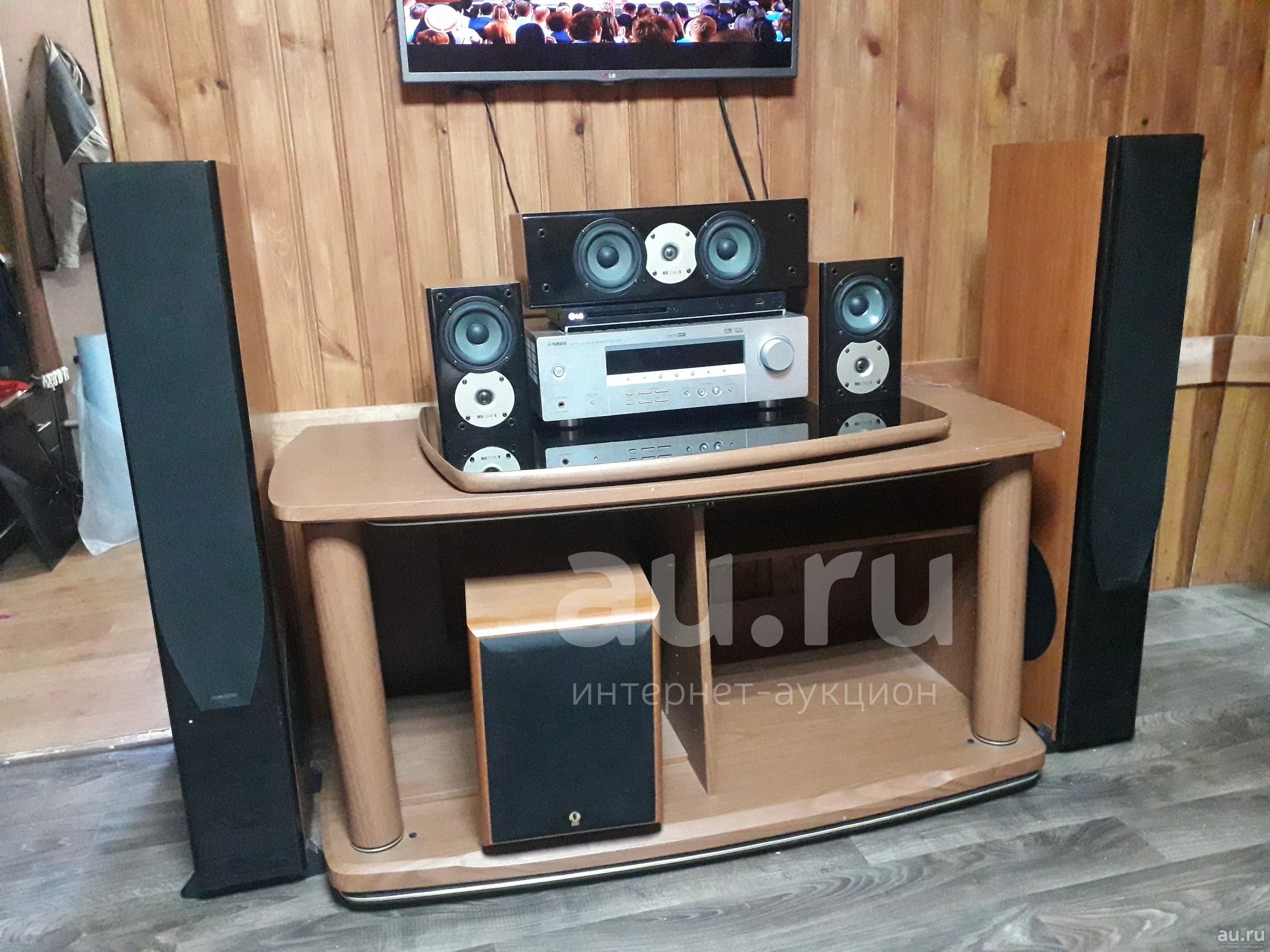 Ресивер ямаха с колонками — купить в Красноярске. Состояние: Б/у ...