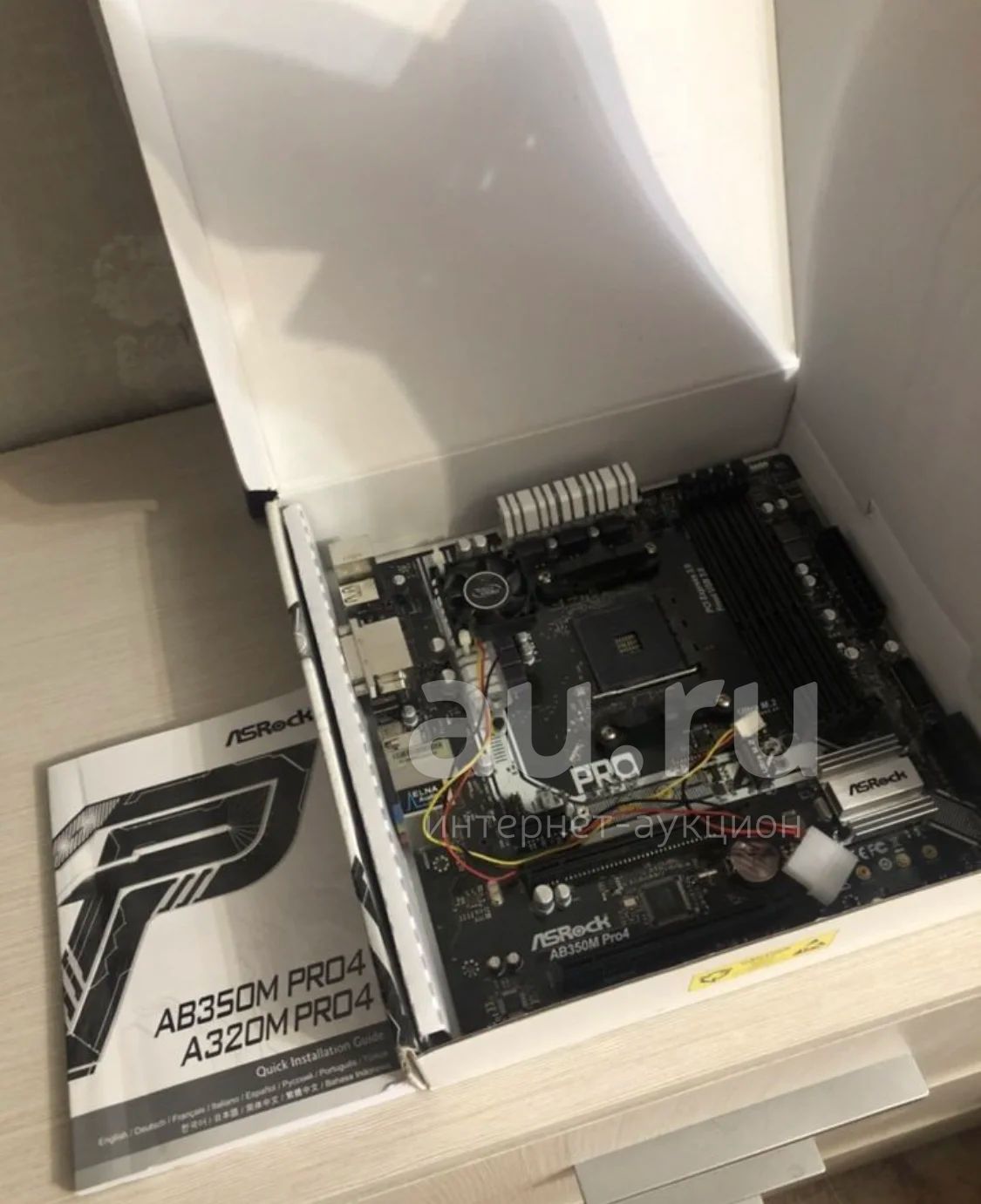 Материнская плата AM4 Asrock AB350M pro4 — купить в Красноярске ...
